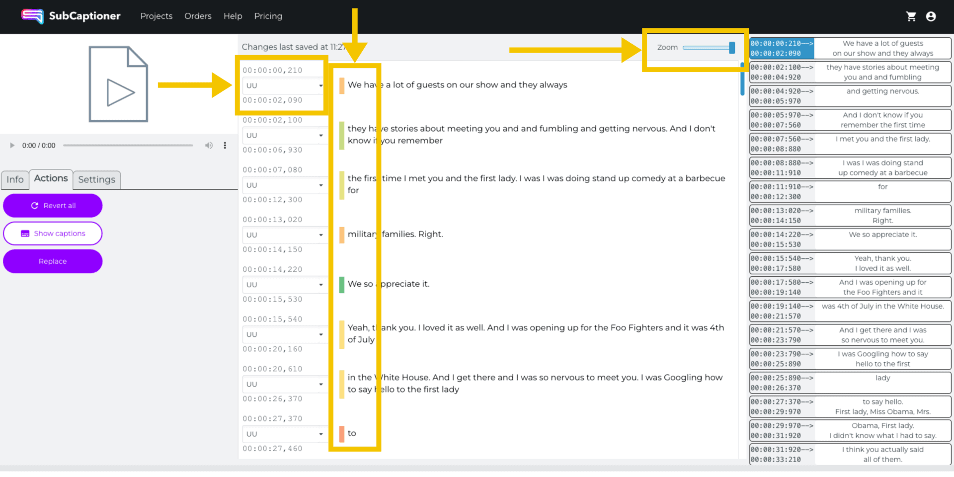 How to use the SubCaptioner editor - SubCaptioner