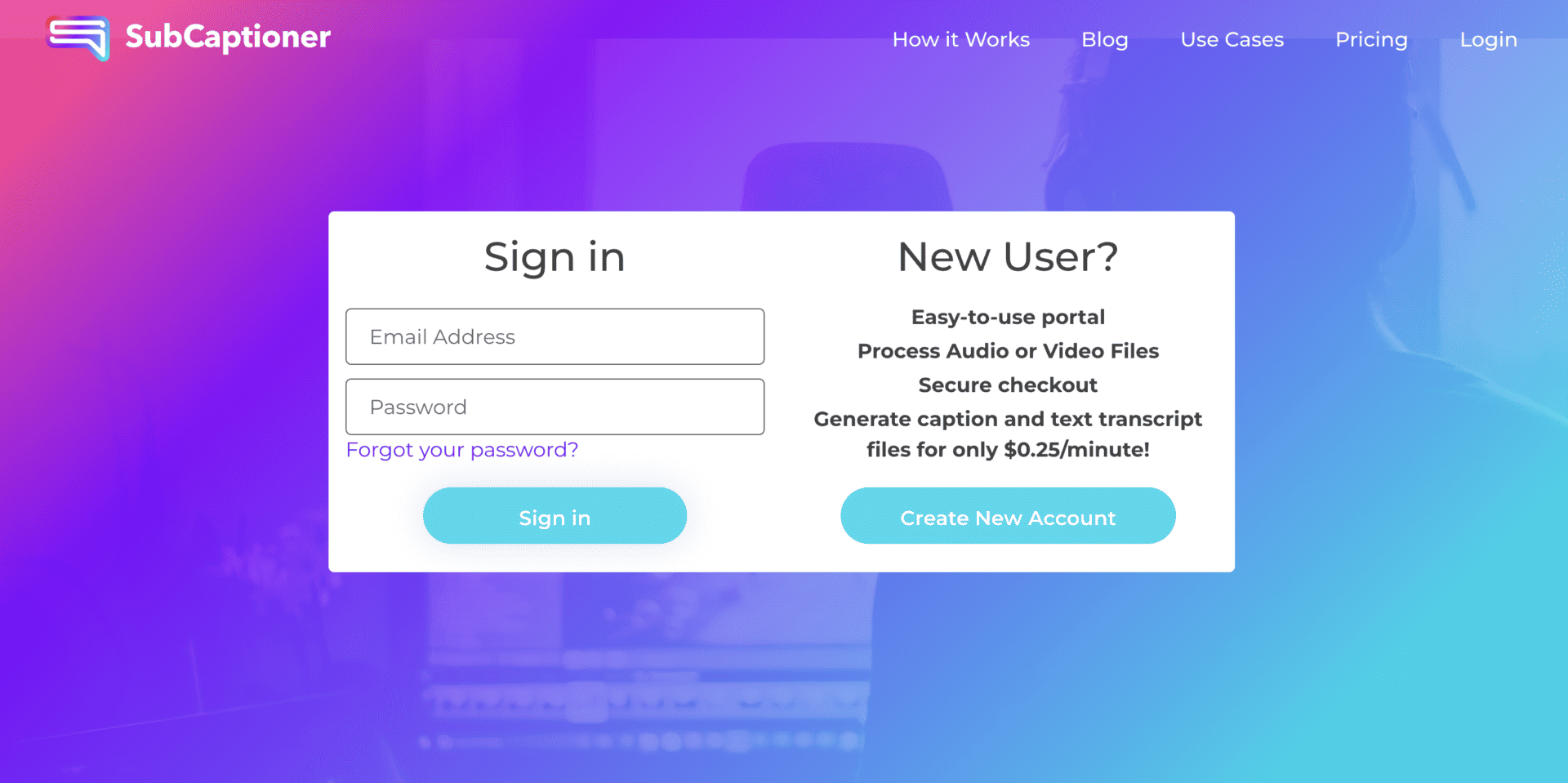 Help - Automated Transcription Services